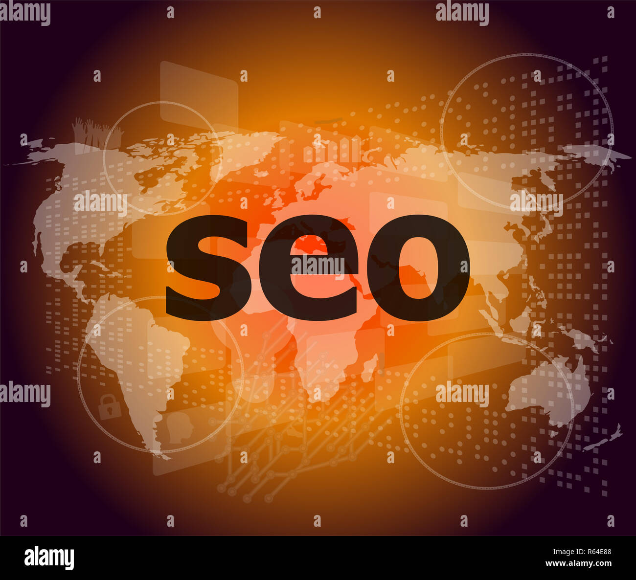Infographics computer screen hi-res stock photography and images - Alamy