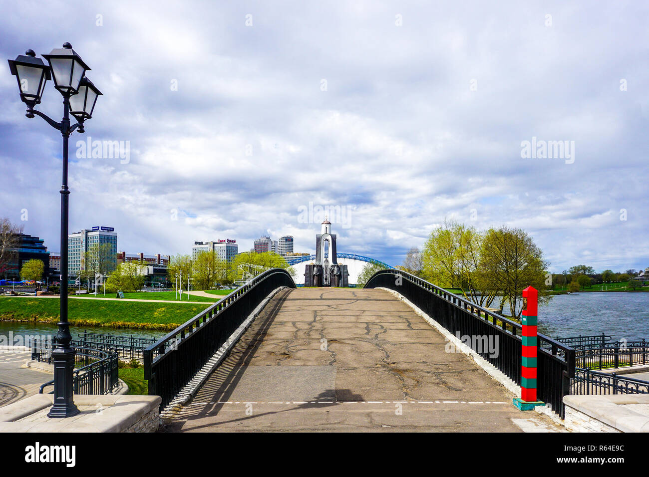 Minsk Sons of the Fatherland Monument on Little Island of Tears at ...