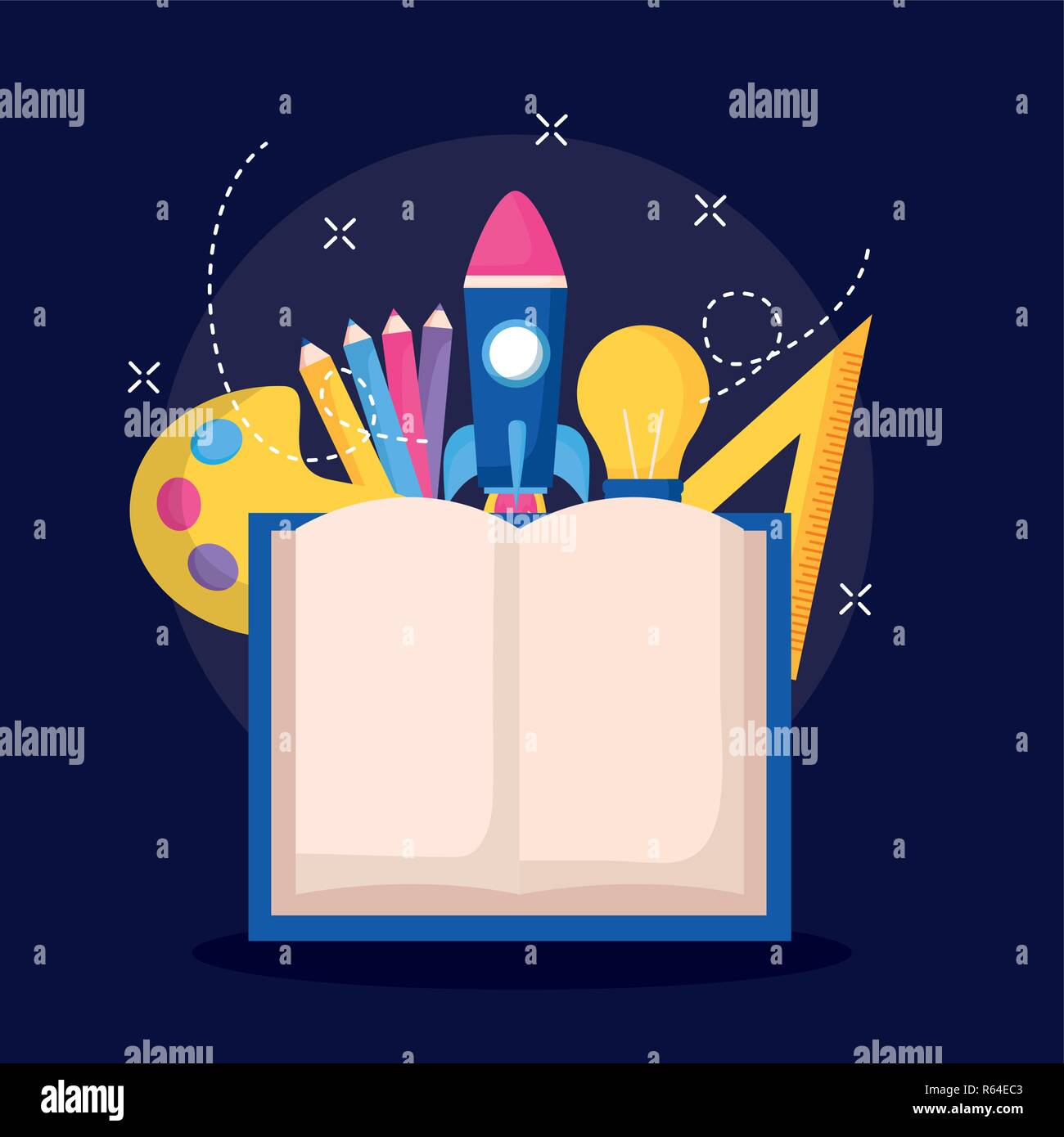 education supplies school Stock Vector Image & Art - Alamy