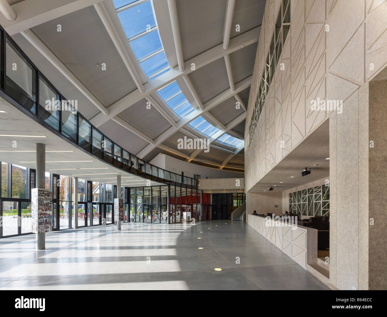 Main entrance foyer. Auditorium Carnal Hall at Le Rosey, Rolle ...