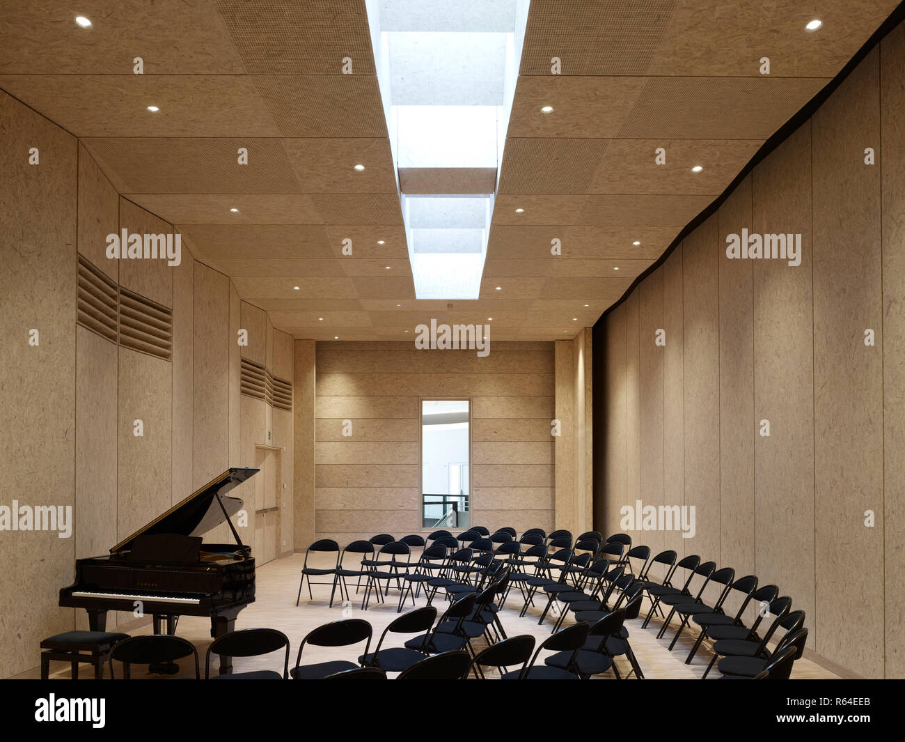 Music rehearsal room. Auditorium Carnal Hall at Le Rosey, Rolle ...