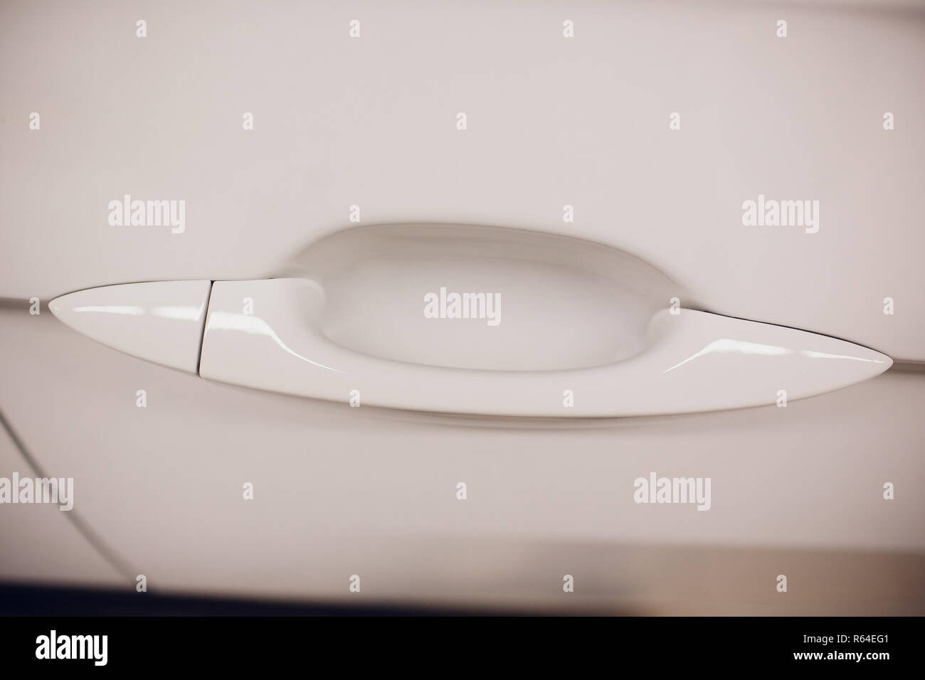 Car door handle.Black and white Stock Photo - Alamy