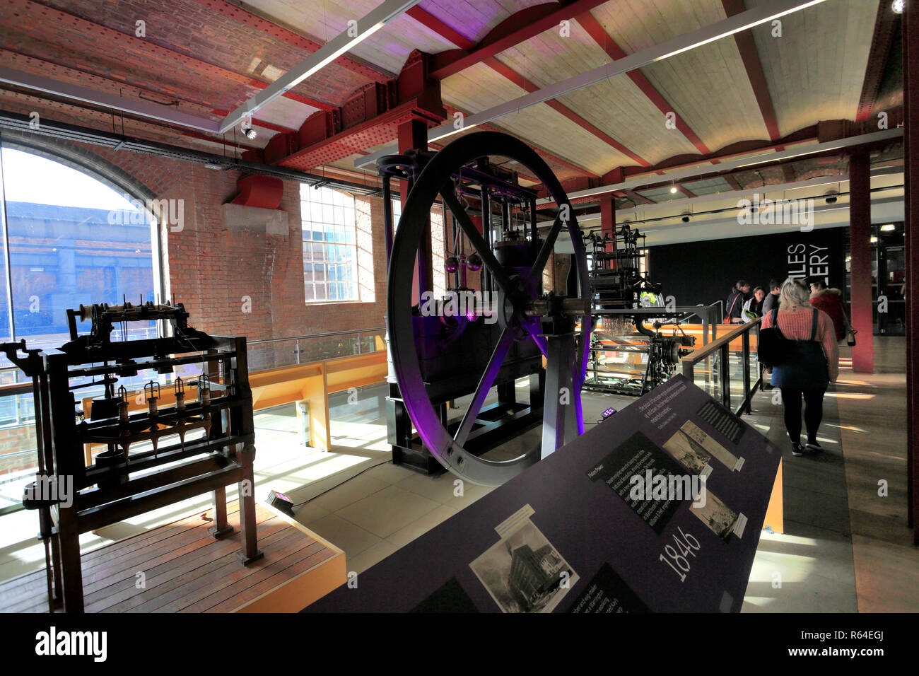 Displays inside the Science and Industry Museum, Liverpool Road ...