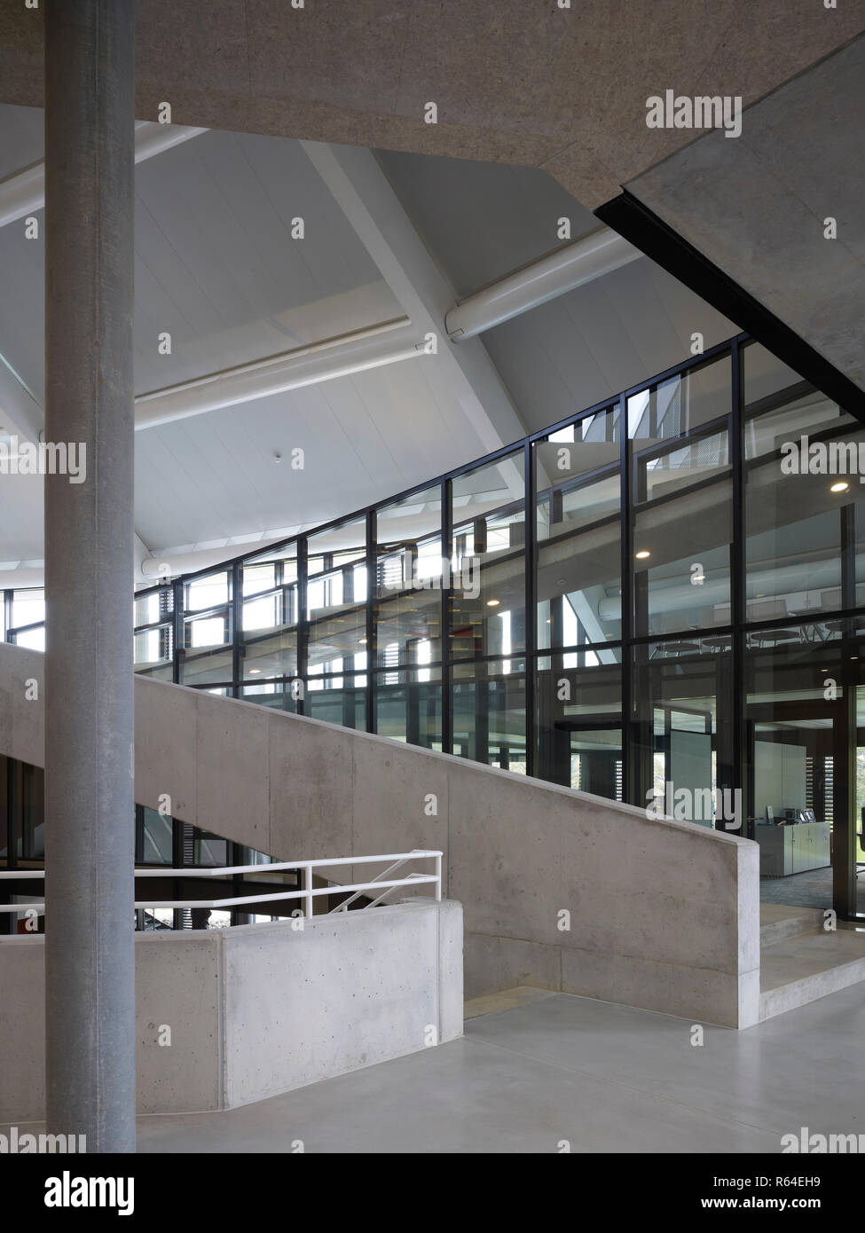 Stairway. Auditorium Carnal Hall at Le Rosey, Rolle, Switzerland ...