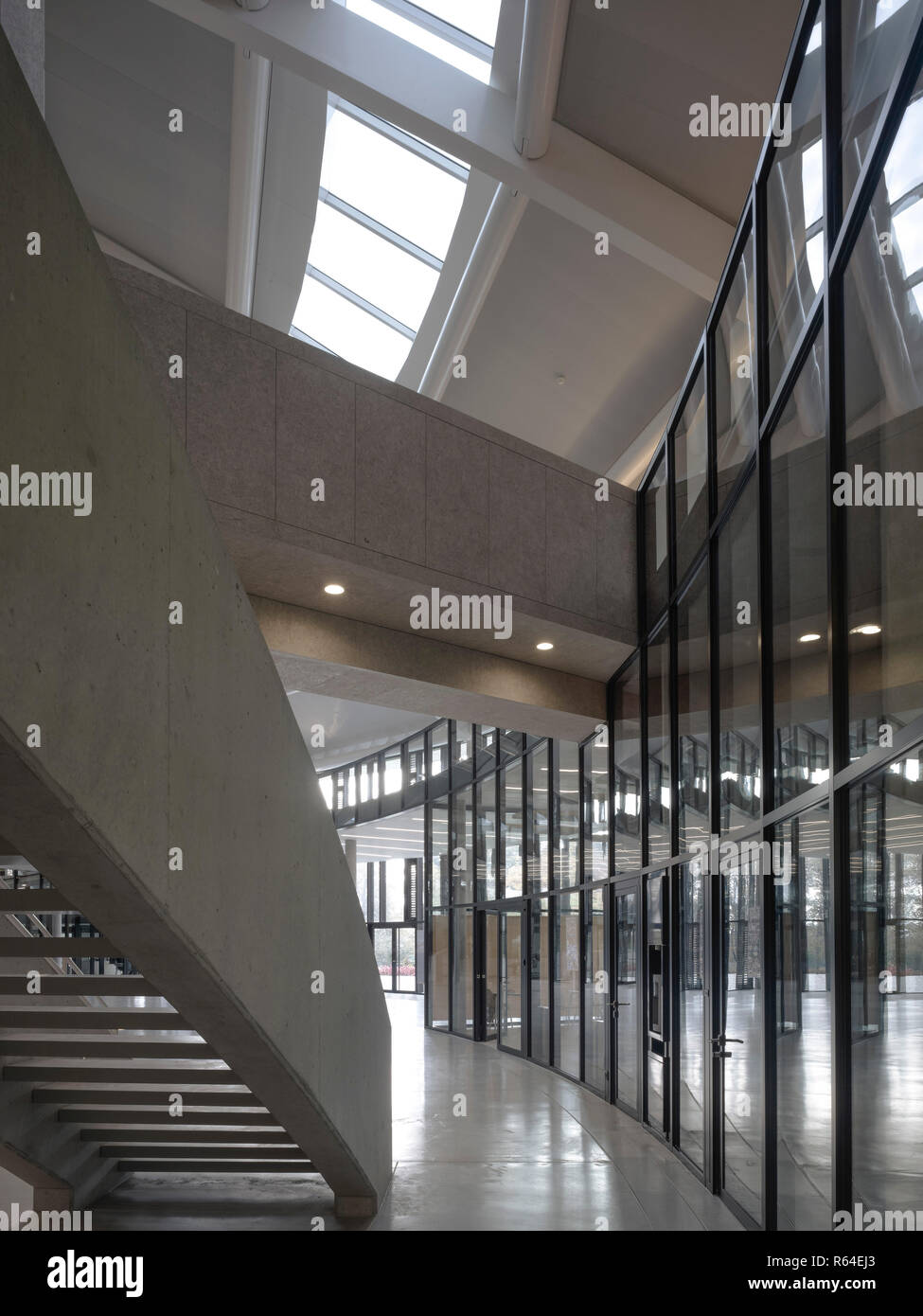 Back of stairway towards main entrance. Auditorium Carnal Hall at Le ...