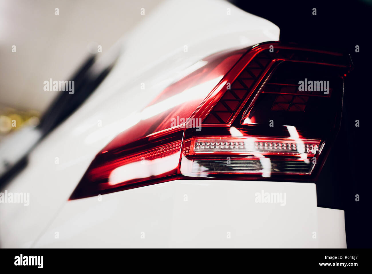 back light, with brilliant reflections auto black body Stock Photo - Alamy