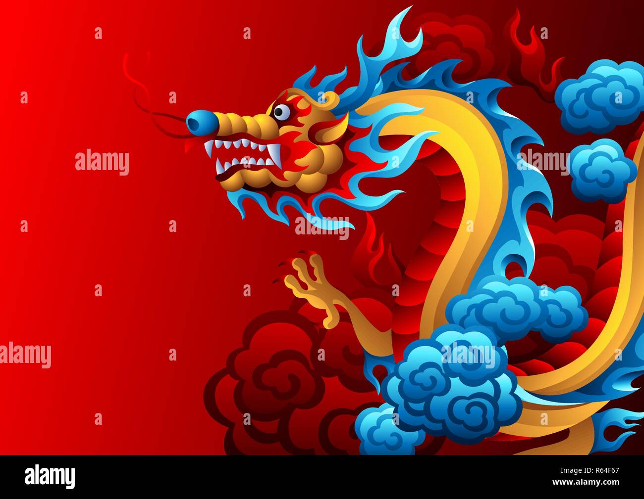 Ancient Chinese Dragon Art Wallpaper