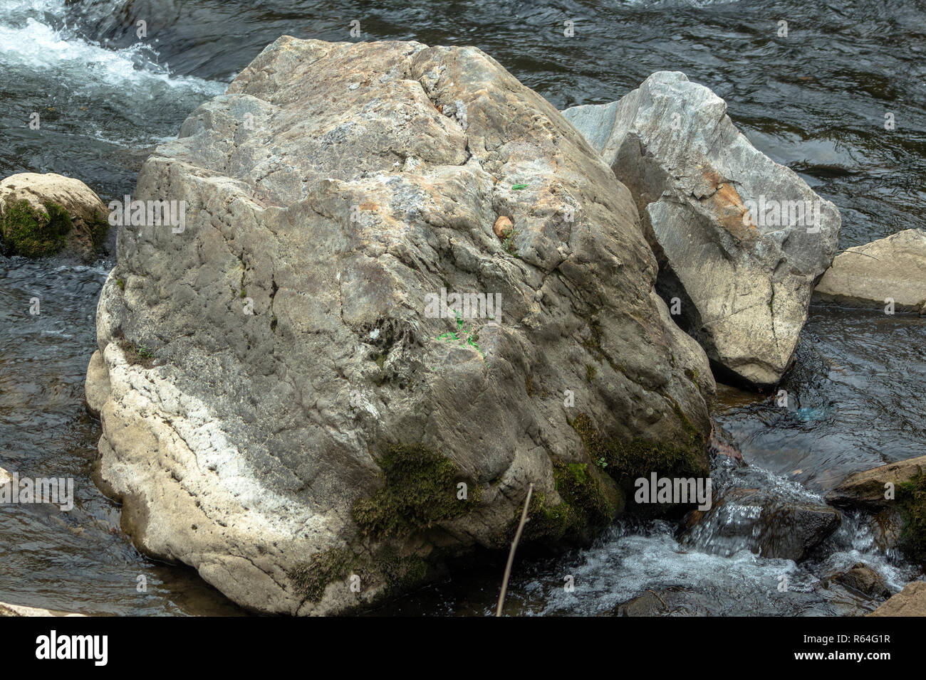 A rock-cut marble compound that resembles a small dormant dinosaur ...