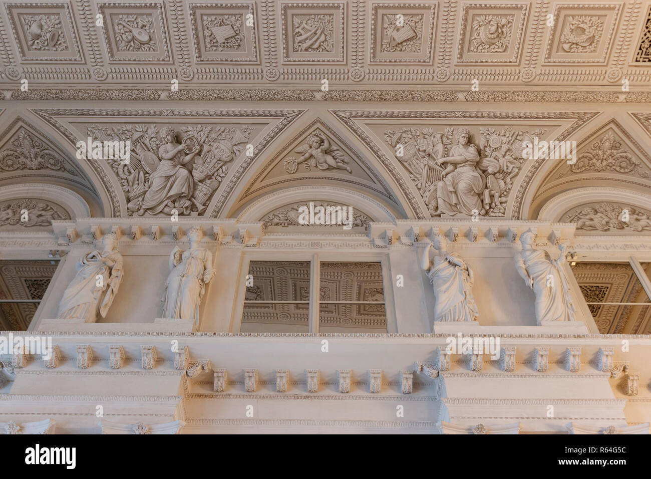 Interior ornate design features and architecture of The Hermitage ...