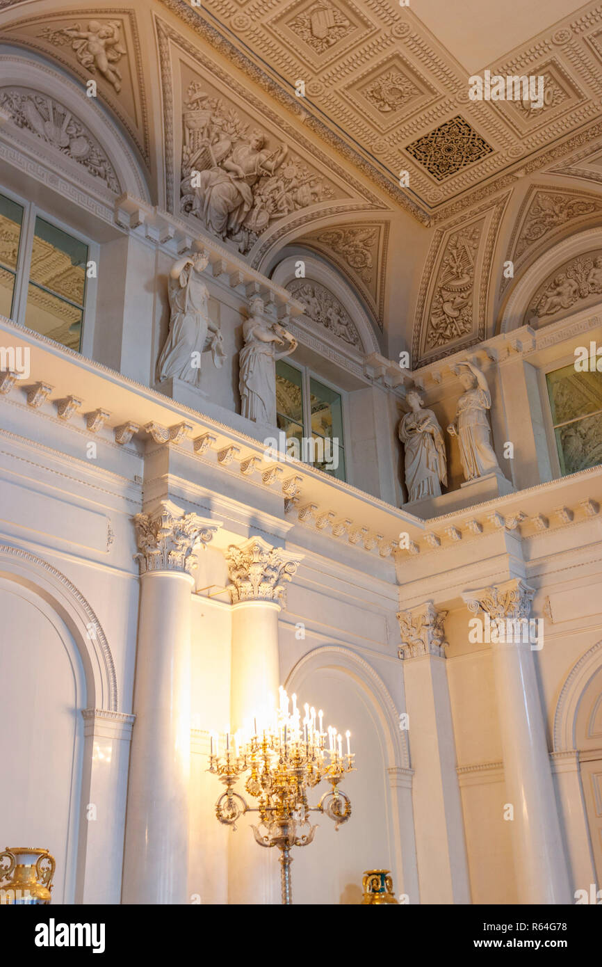 Interior ornate design features and architecture of The Hermitage ...
