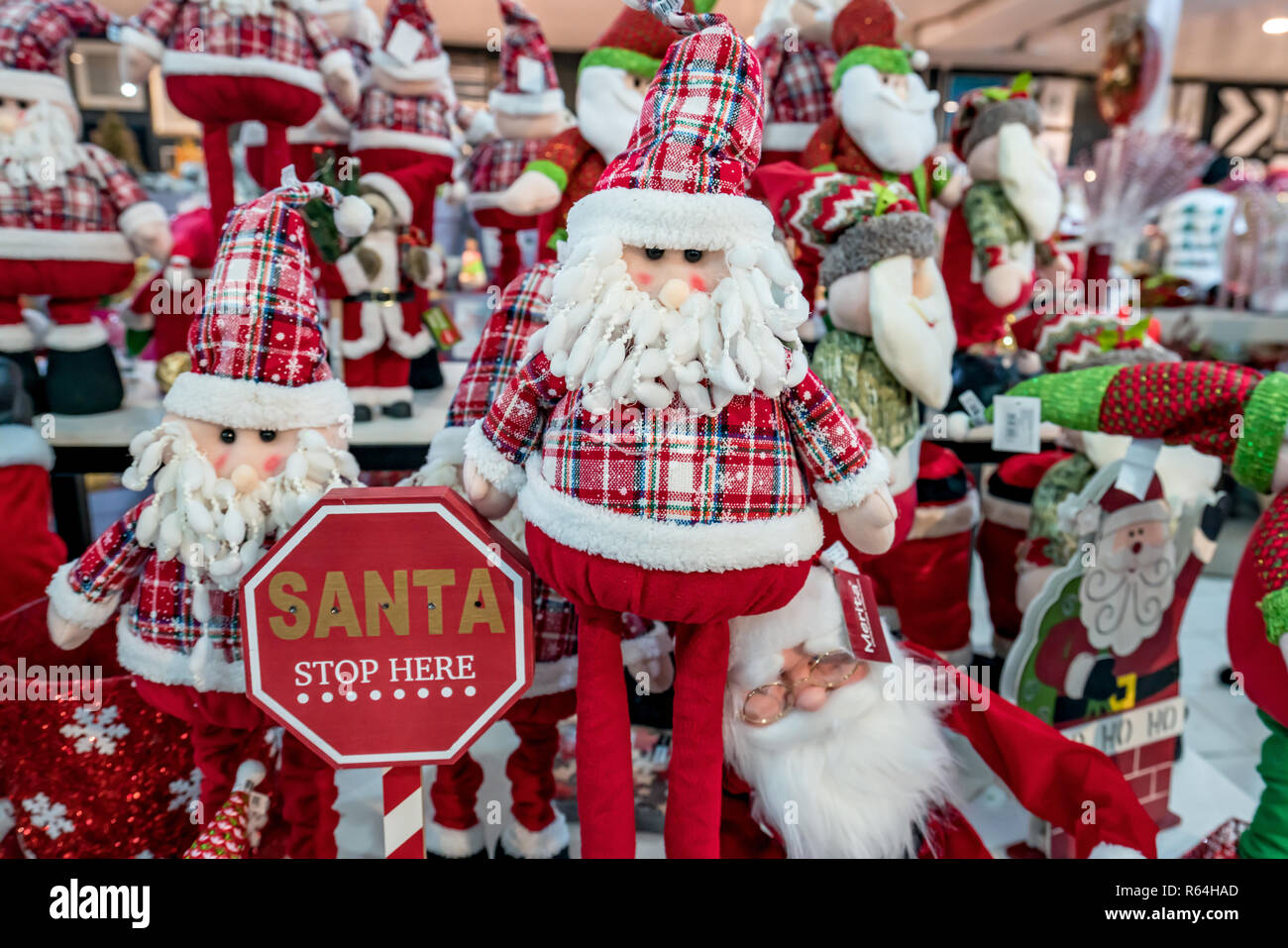 Santa puppet decoration hi-res stock photography and images - Alamy