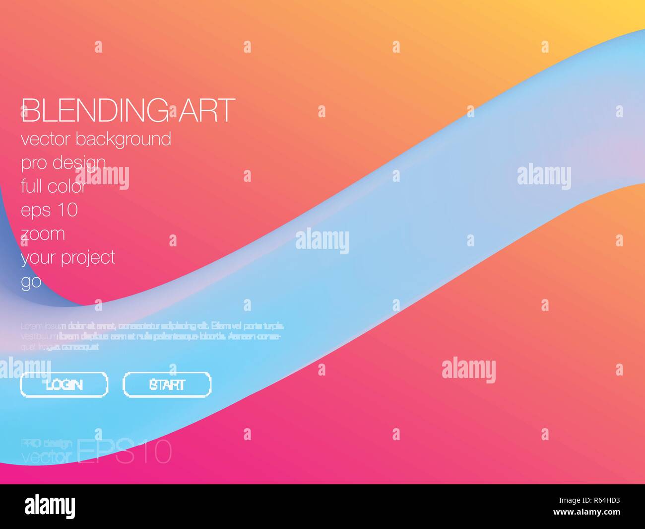 Abstract blend background. Stock vector. Template for web Stock Vector ...