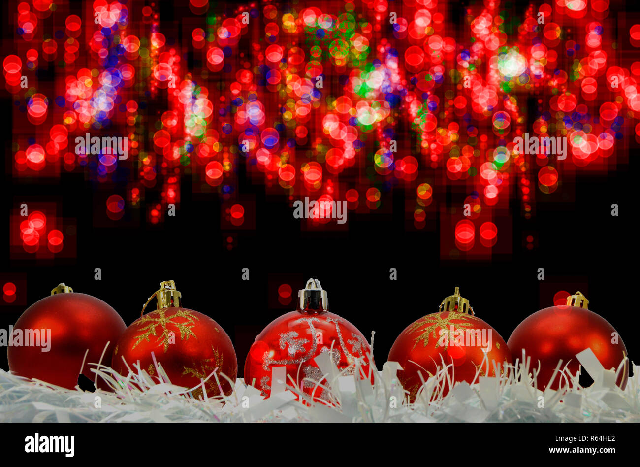 Five christmas balls hi-res stock photography and images - Alamy