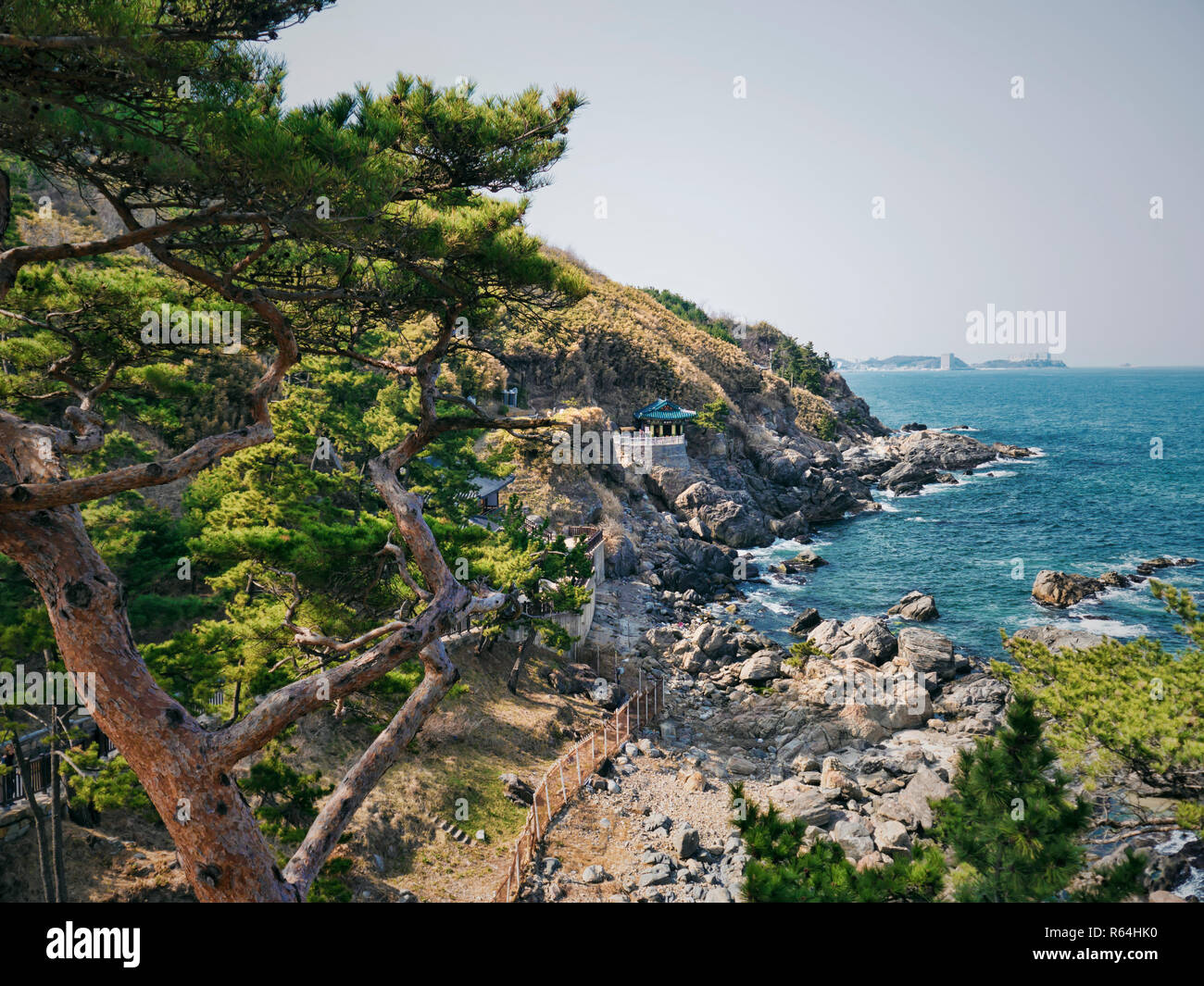 Beautiful place in Naksansa temple, South Korea Stock Photo - Alamy