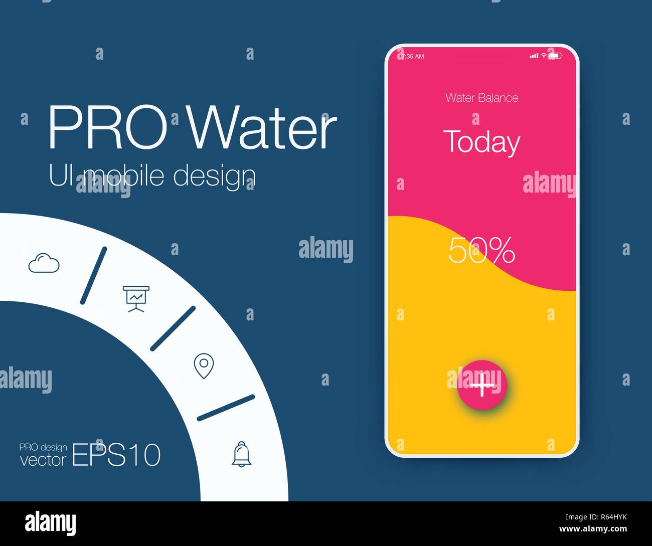 Vector Illustration of screens and web concept. Interface UX, UI GUI ...