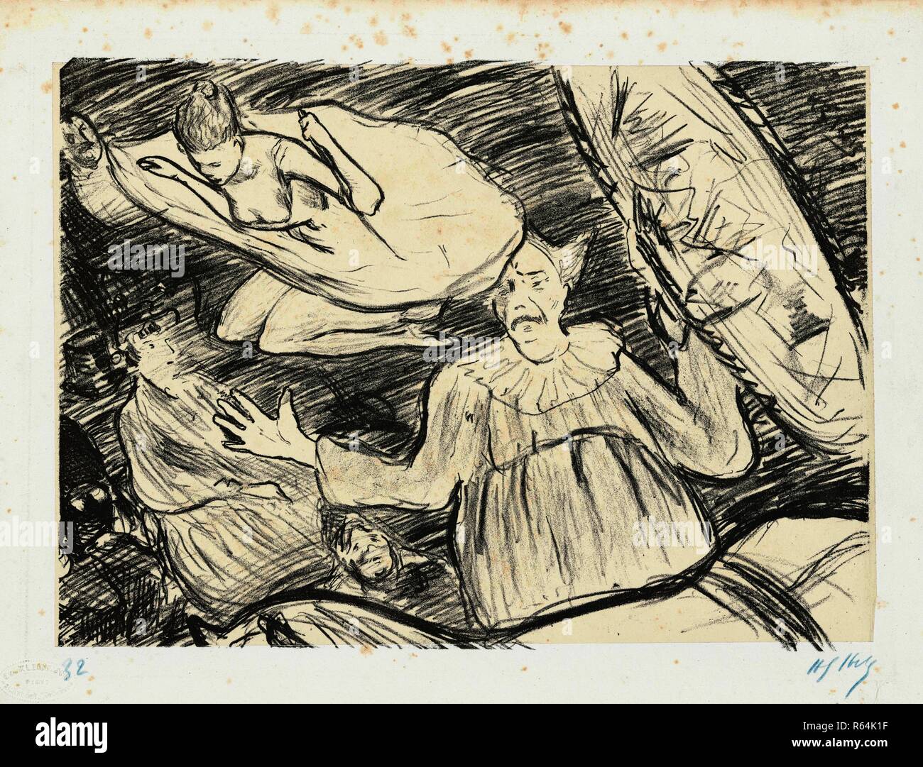 The Circus (Le cirque). Dimensions: 27.6 cm x 35.9 cm, 21.7 cm x 30 cm ...