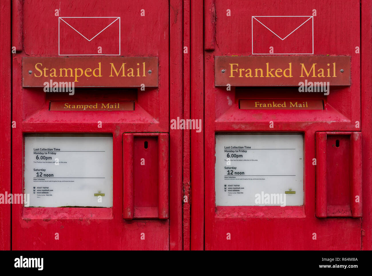 Red Royal Mail Stamps High Resolution Stock Photography and Images - Alamy