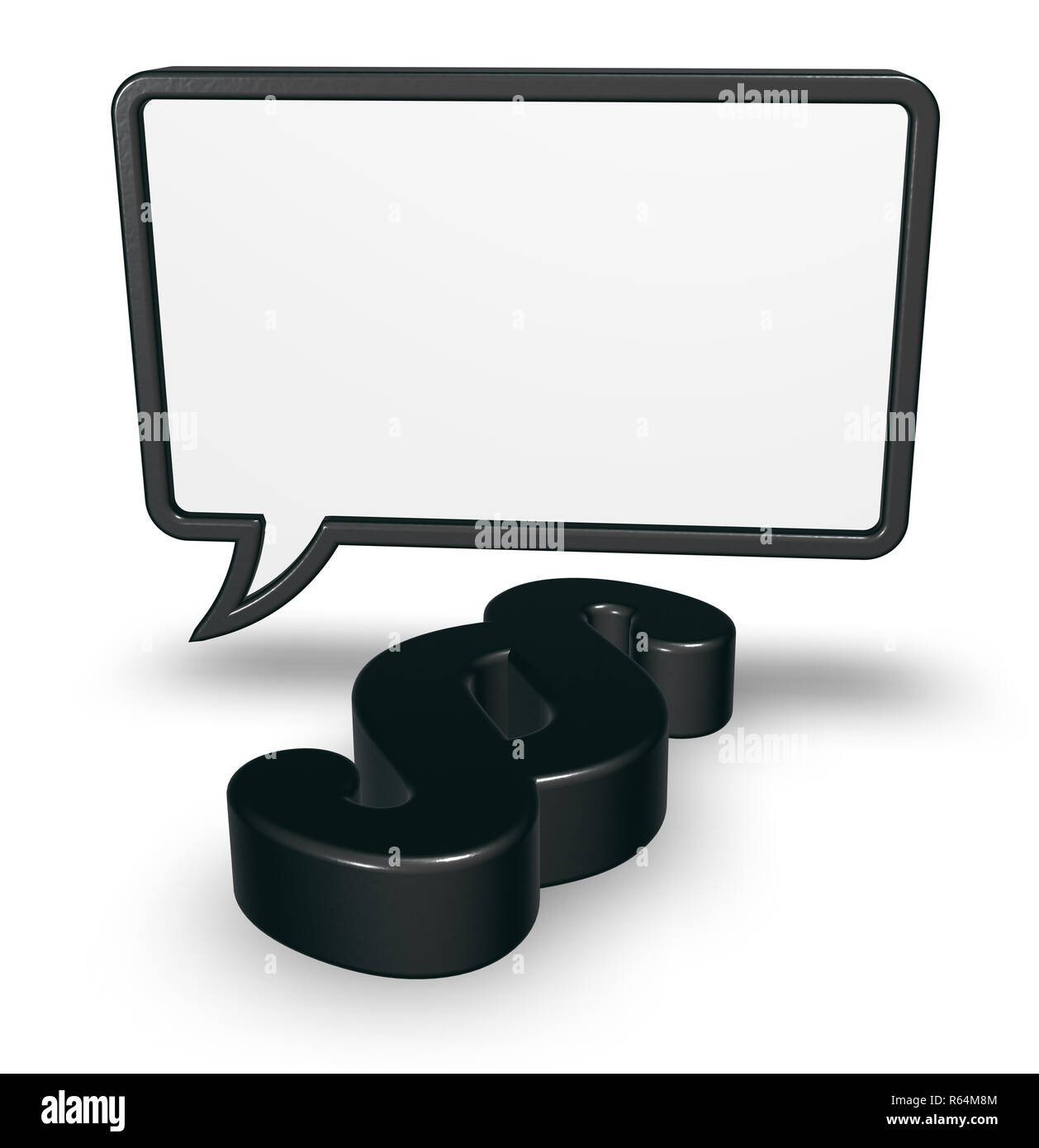 speech bubble and paragraph Stock Photo - Alamy