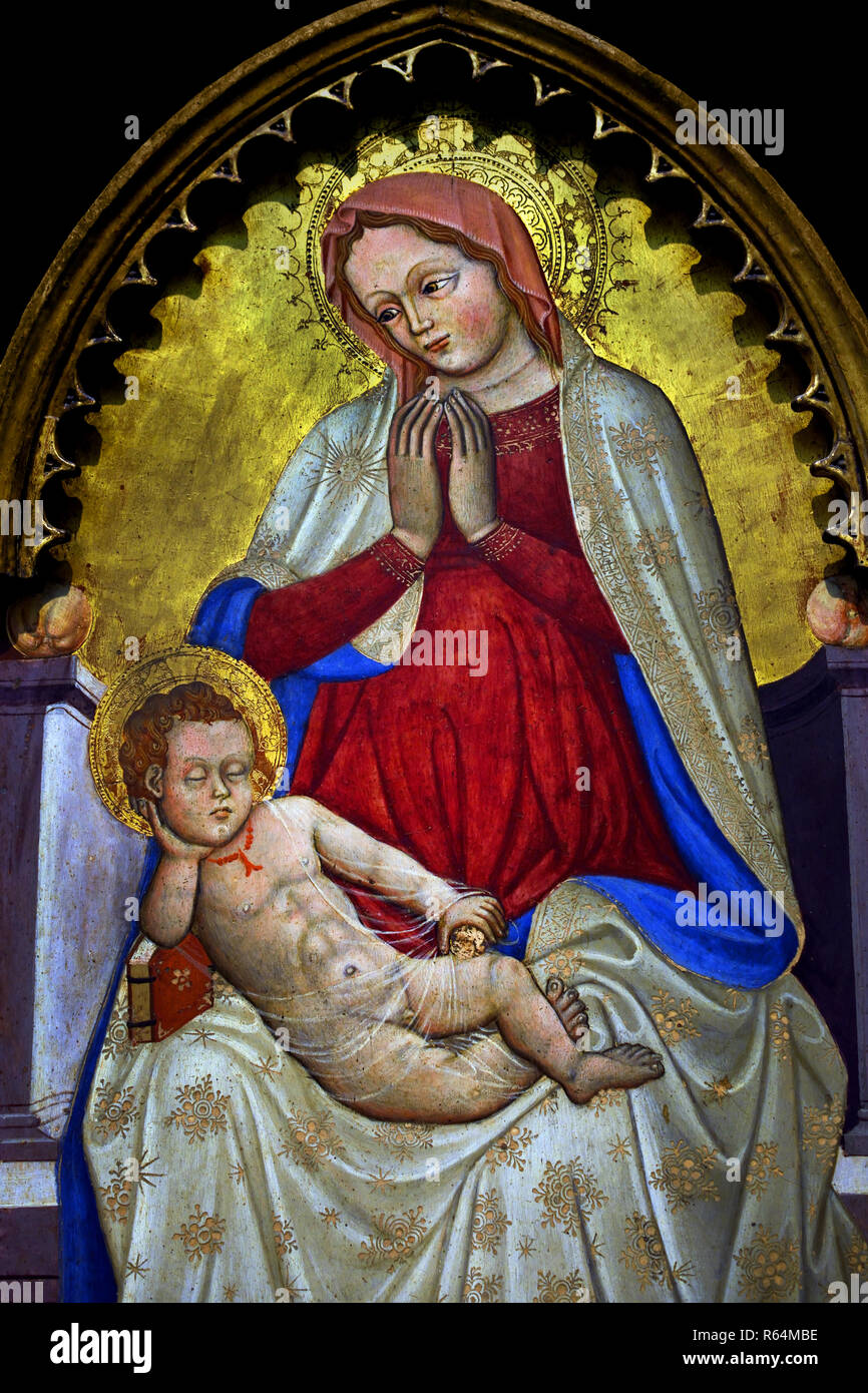 Madonna with Child (unknown painter) 15th century, Italy, Italian Stock ...