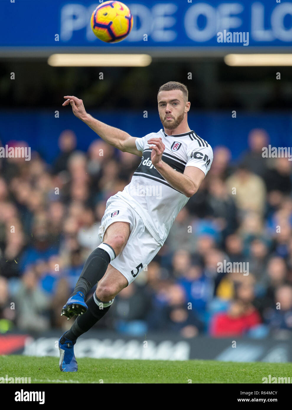 Calum Chambers (on loan from Arsenal) of Fulham during the Premier ...