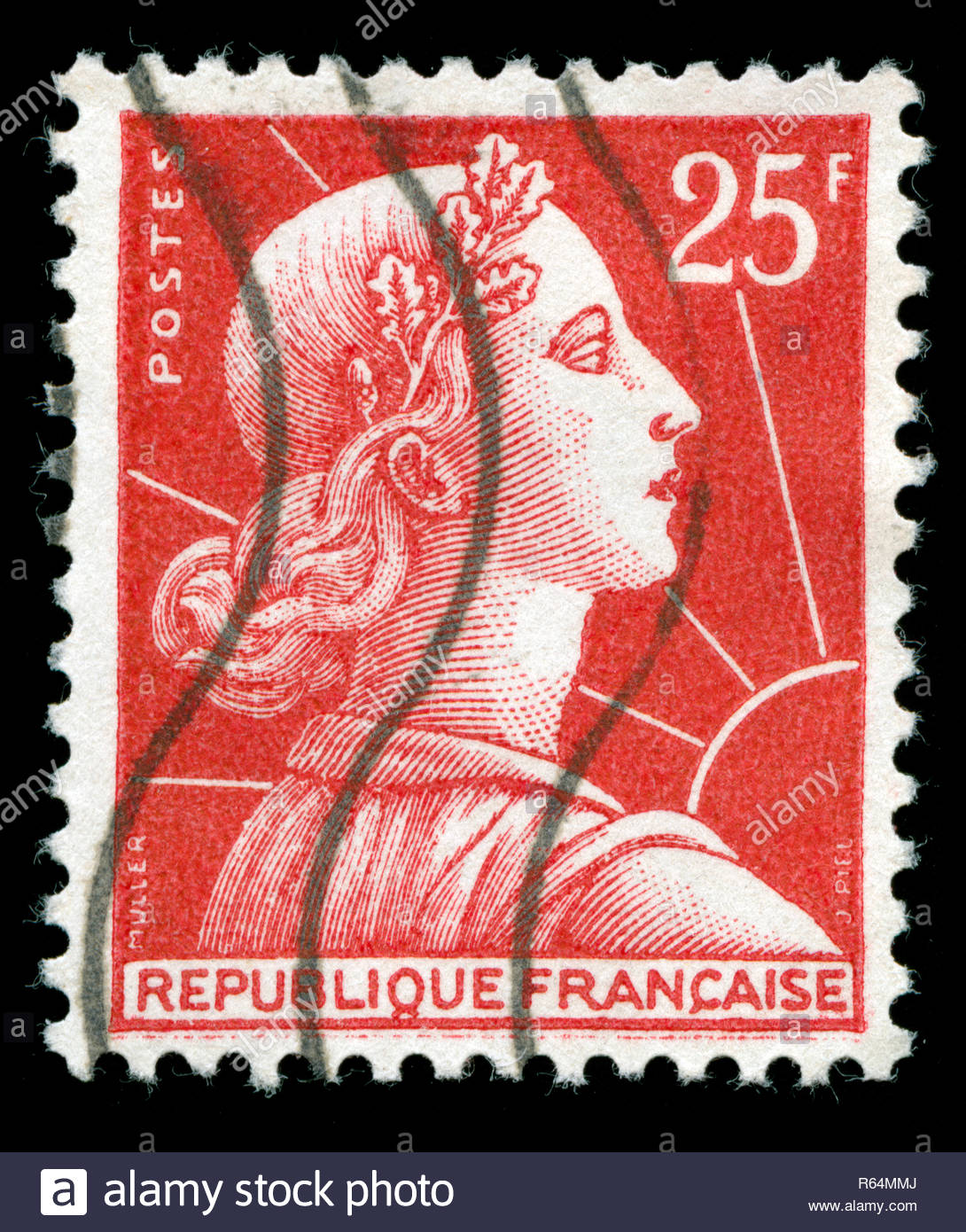Postage Stamp France Liberty Stock Photos & Postage Stamp France ...