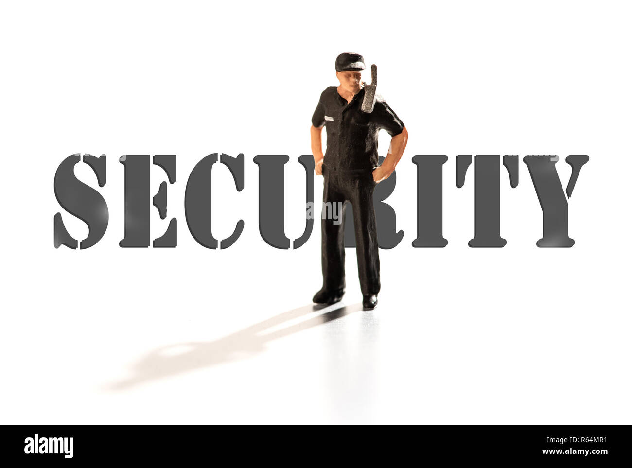 Security Guard Cut Out Stock Images & Pictures - Alamy