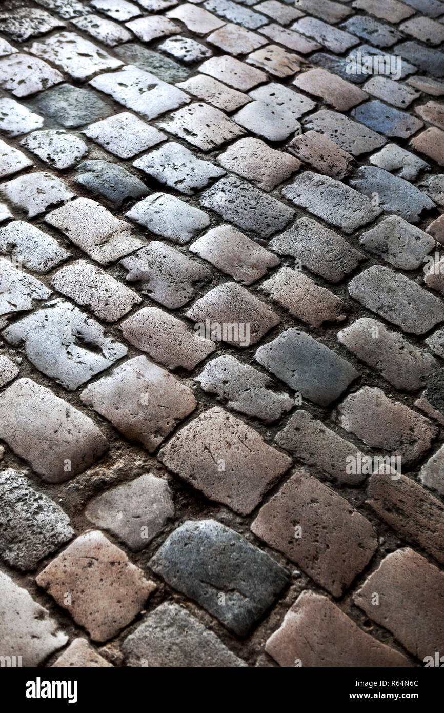 Damaged cobblestones hi-res stock photography and images - Alamy