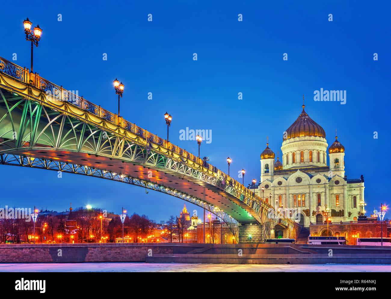 Cathedral of Christ the Saviour in Moscow Stock Photo - Alamy