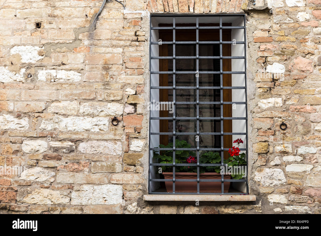 Medieval wall window Stock Photo - Alamy