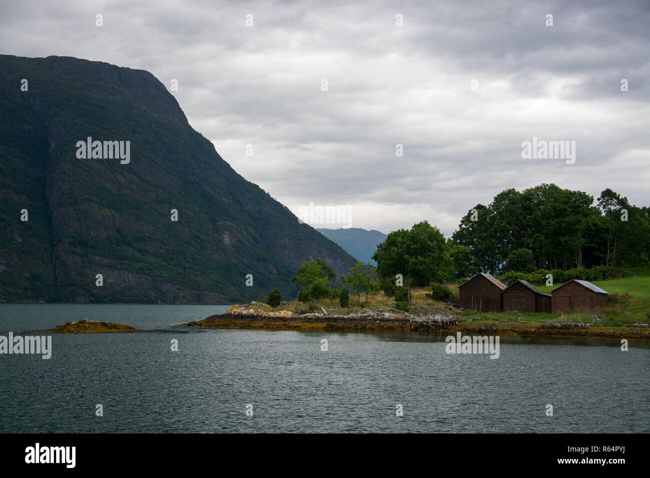 lustrafjord,sogn og fjordane,norway Stock Photo - Alamy