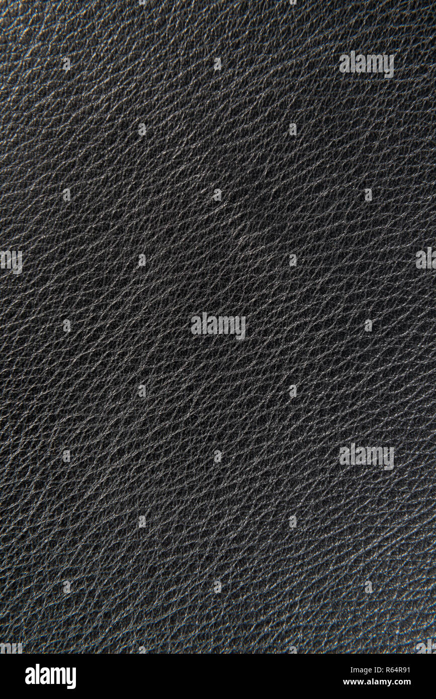 Black leather structure close up Stock Photo - Alamy
