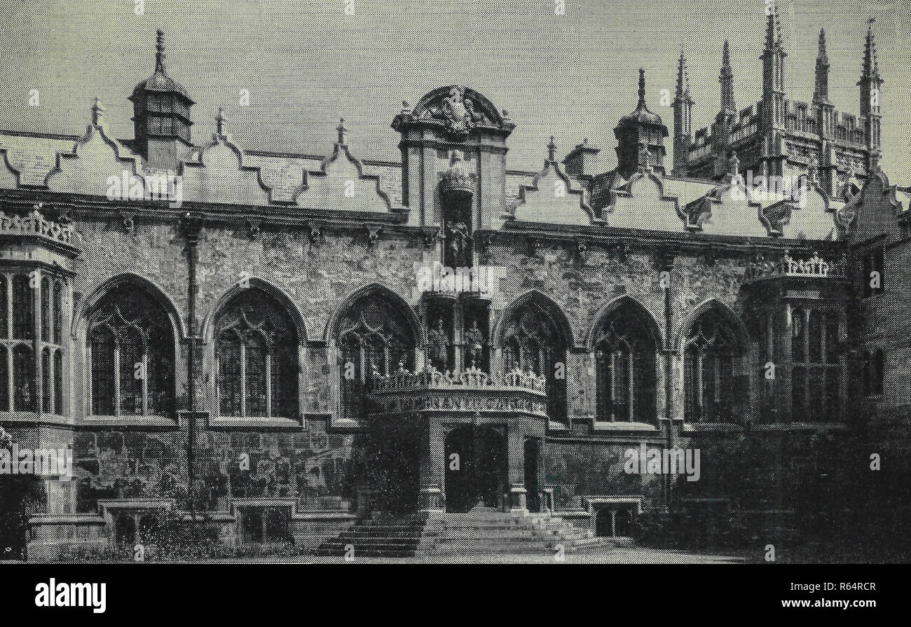The Hall oriel collage oxford Stock Photo - Alamy