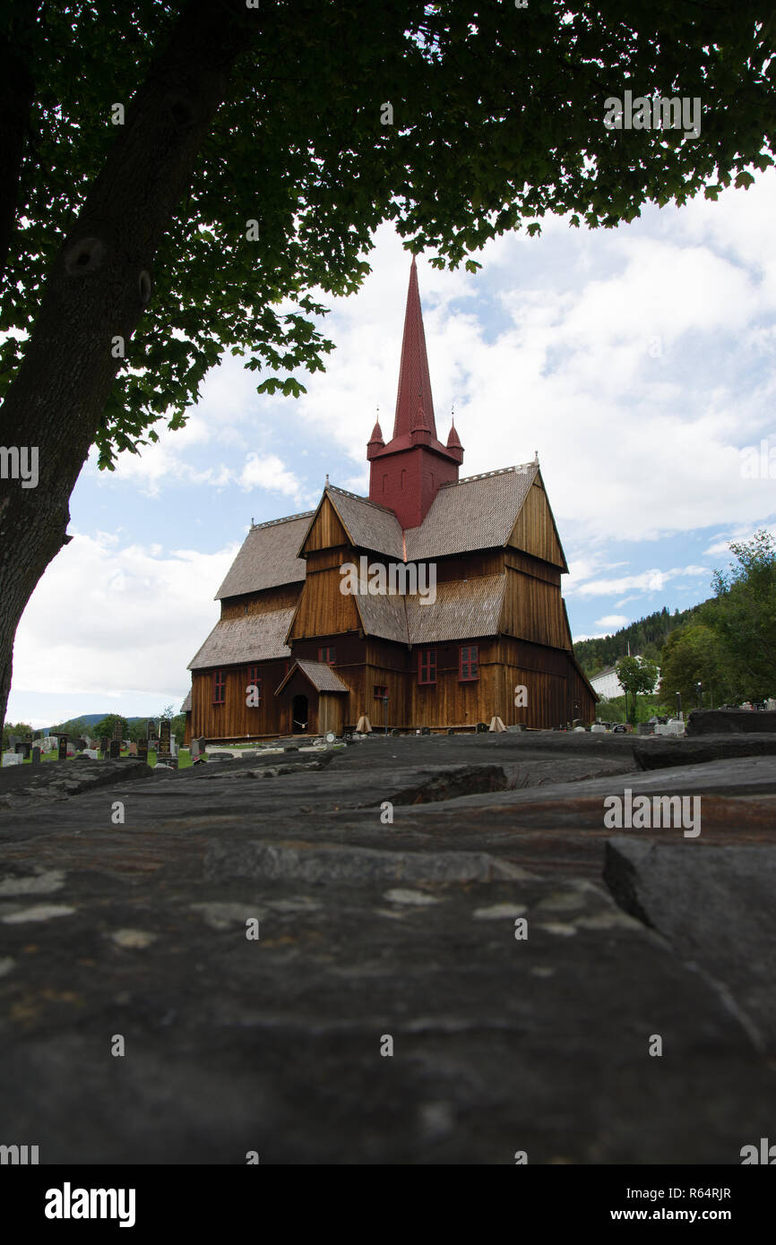 Stave church ringebu hi-res stock photography and images - Alamy