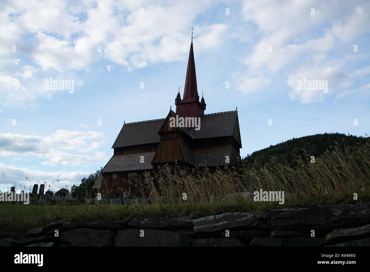 Stave church ringebu hi-res stock photography and images - Alamy