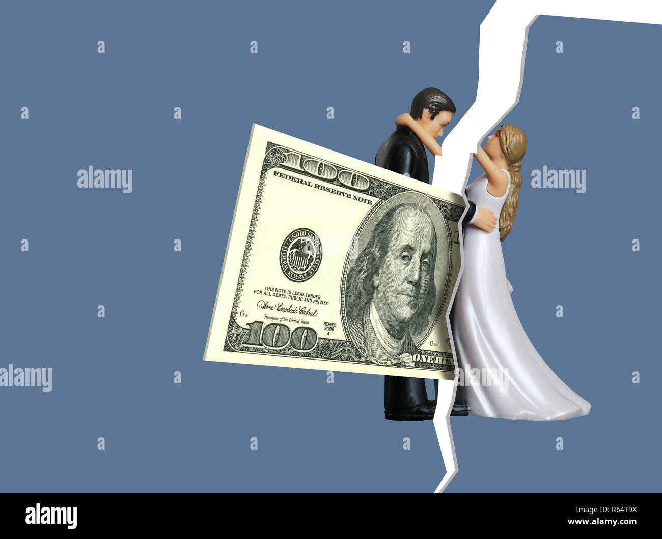 To illustrate how money issues can come between couples and cause ...