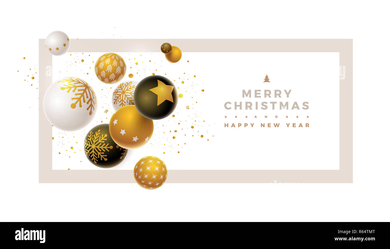 Merry Christmas Design Template Stock Photo - Alamy