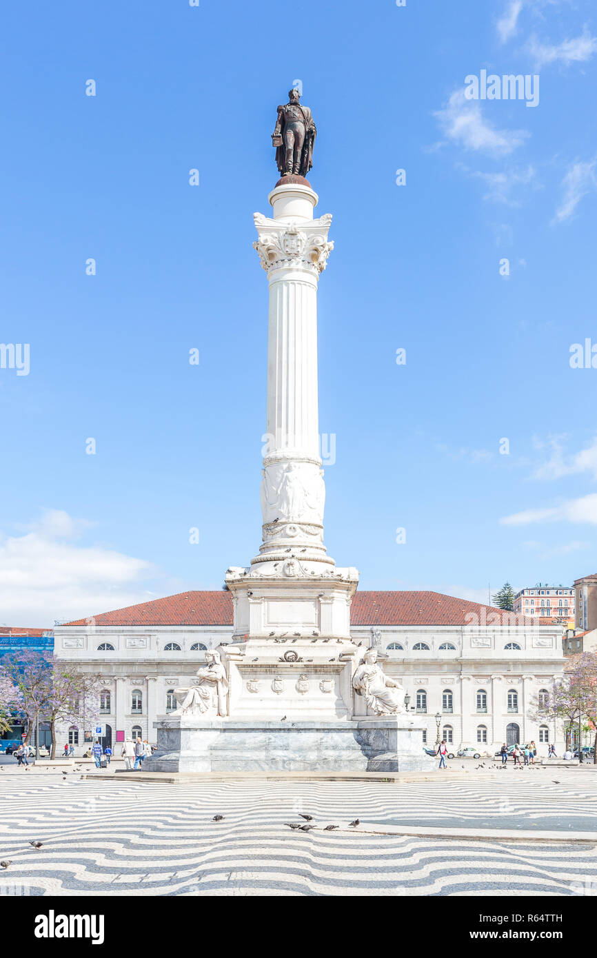 Beautiful cobblestone pavement lisbon hi-res stock photography and ...