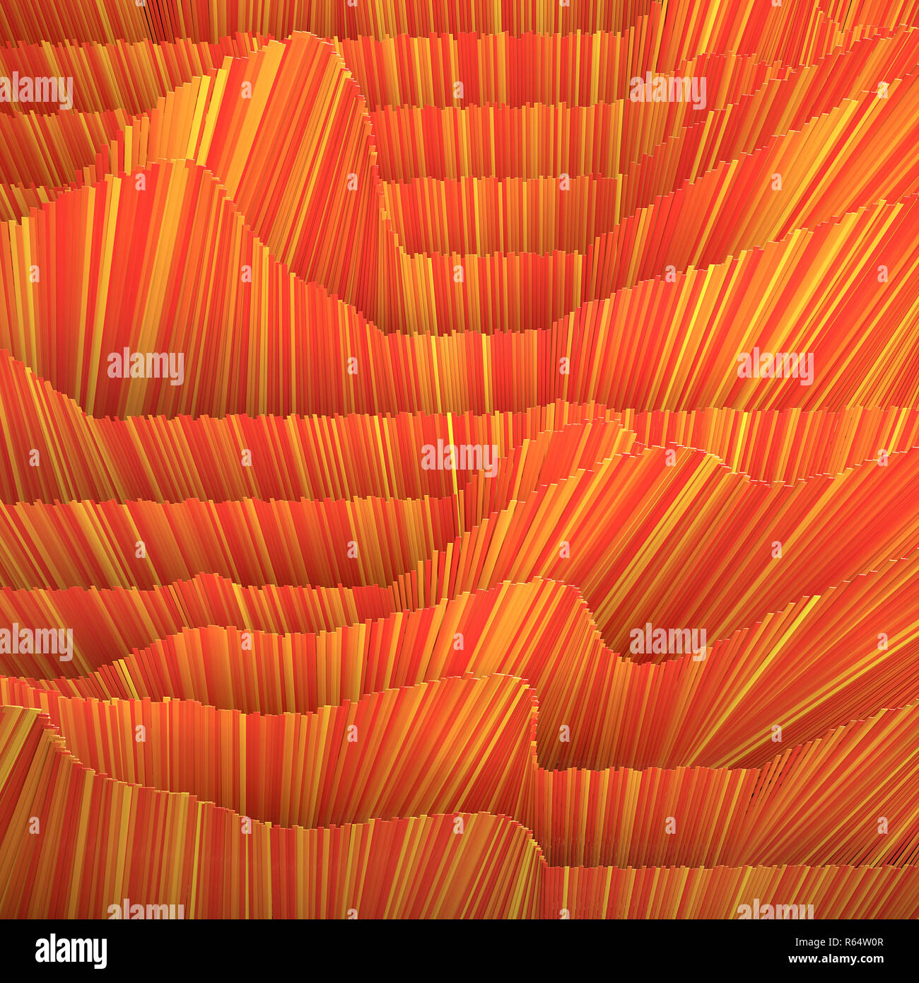 abstract geometric image in 3D structure with random colored bars Stock ...