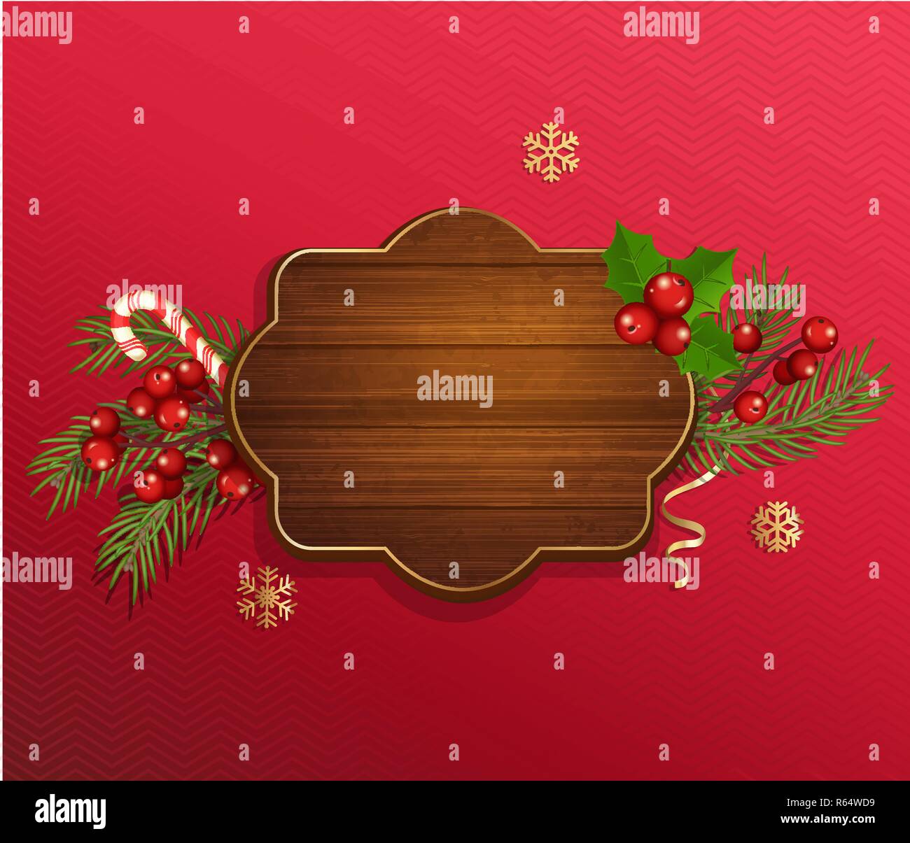 Christmas festive frame new Stock Vector Images - Alamy