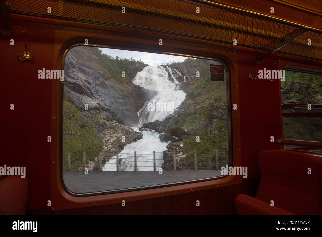 The Flam Railway Stock Photo - Alamy