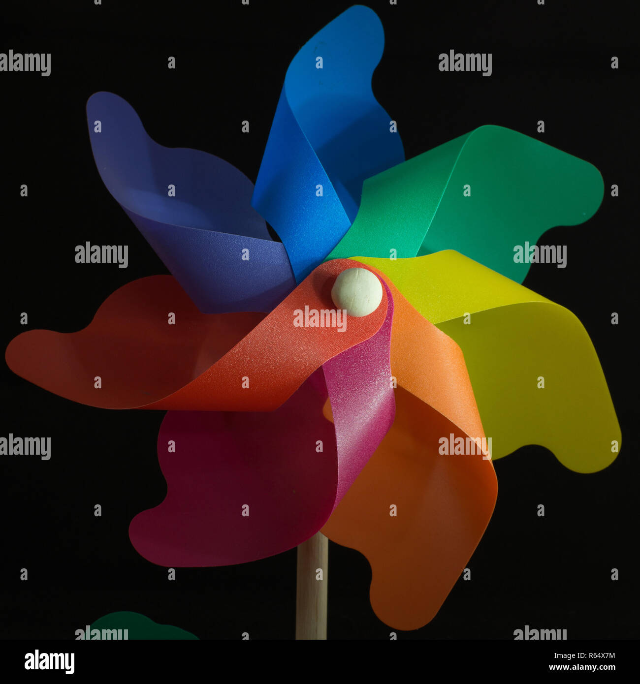 Catherine wheel frozen in the space Stock Photo - Alamy