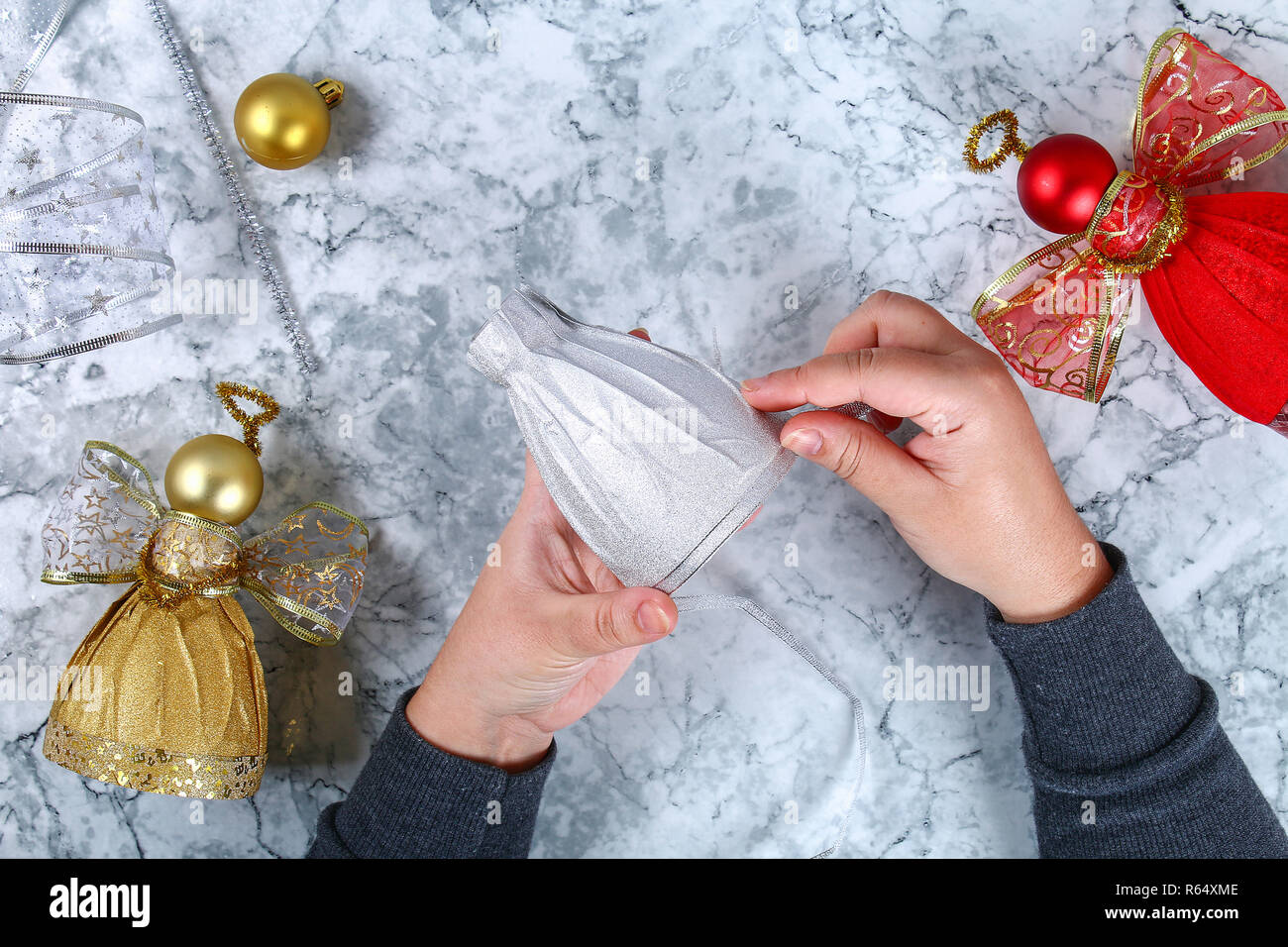 Diy Angel plastic bottle. Guide on the photo how to make a decorative ...