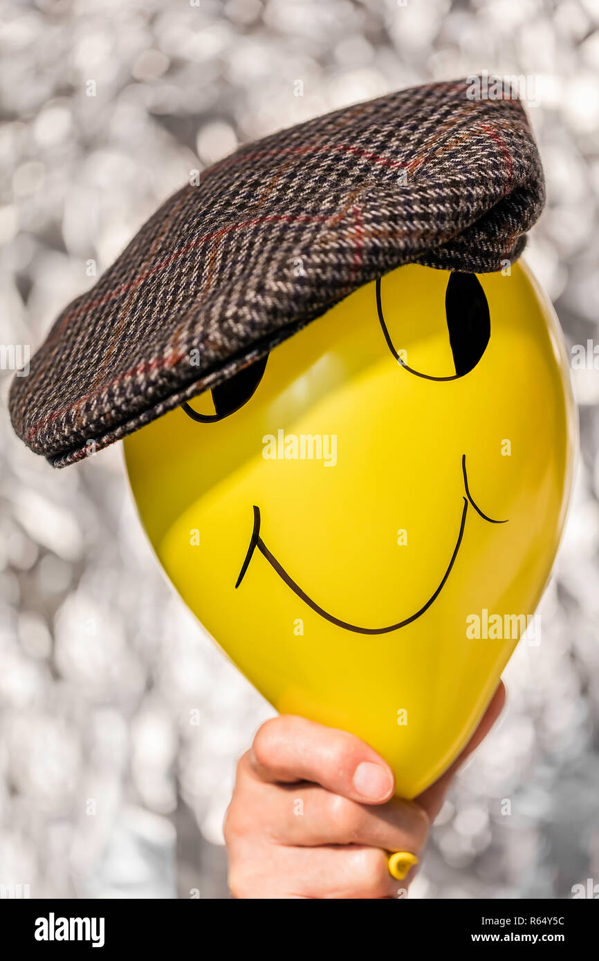 smylie with cap Stock Photo - Alamy