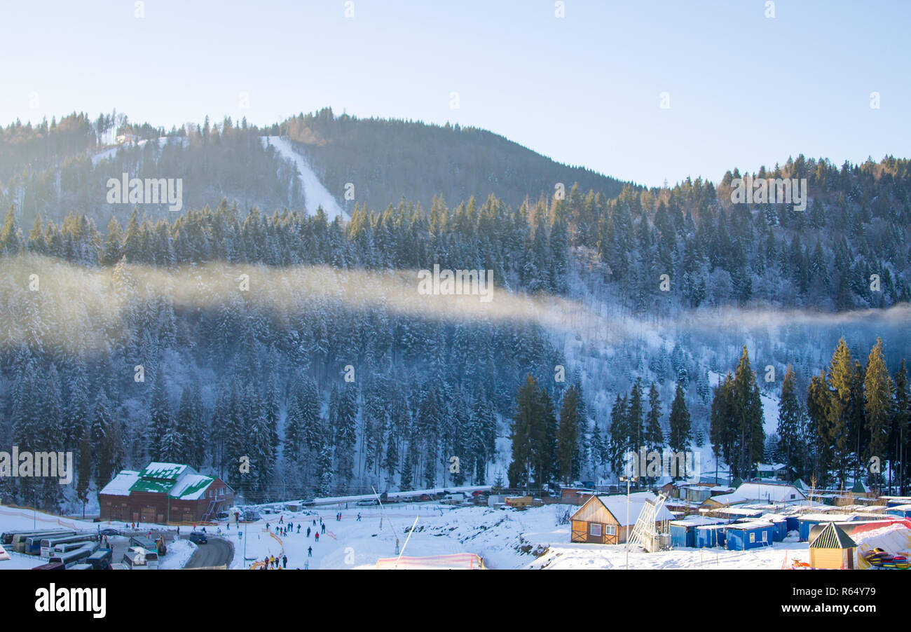 Bukovel ski resort hi-res stock photography and images - Alamy