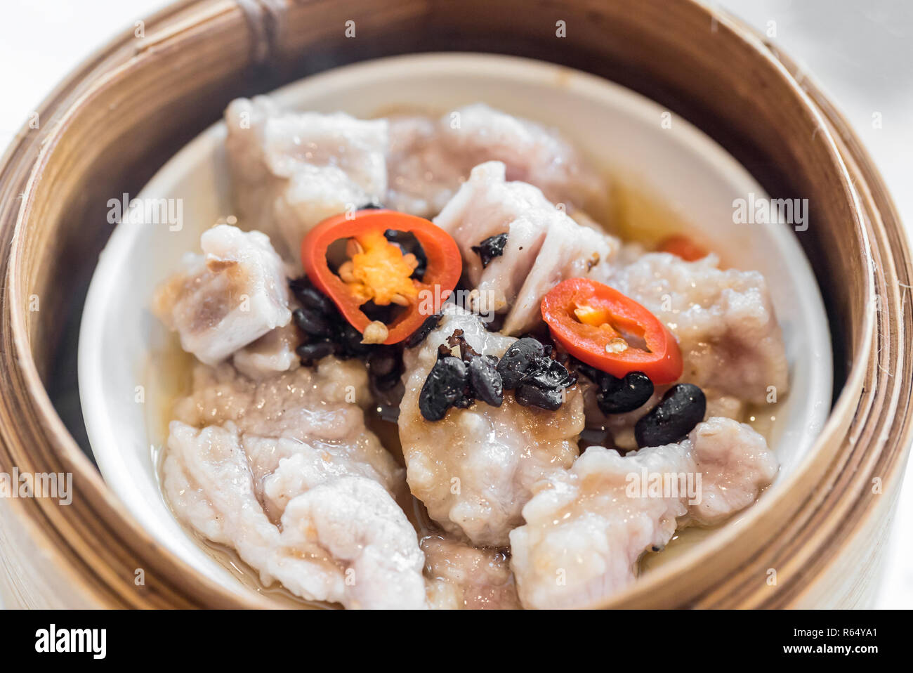Black bean steamed pork ribs hi-res stock photography and images - Alamy