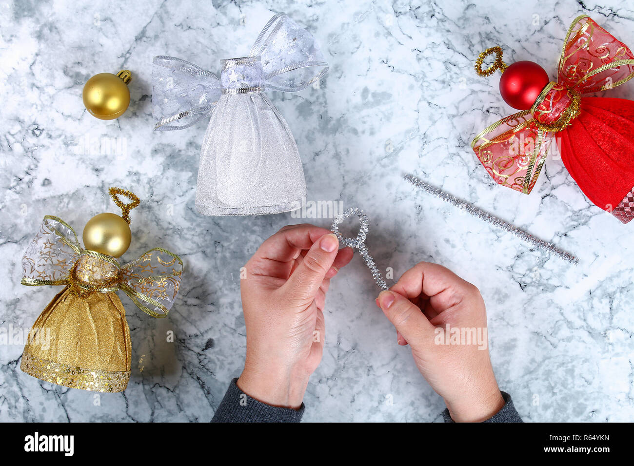Diy Angel plastic bottle. Guide on the photo how to make a decorative ...