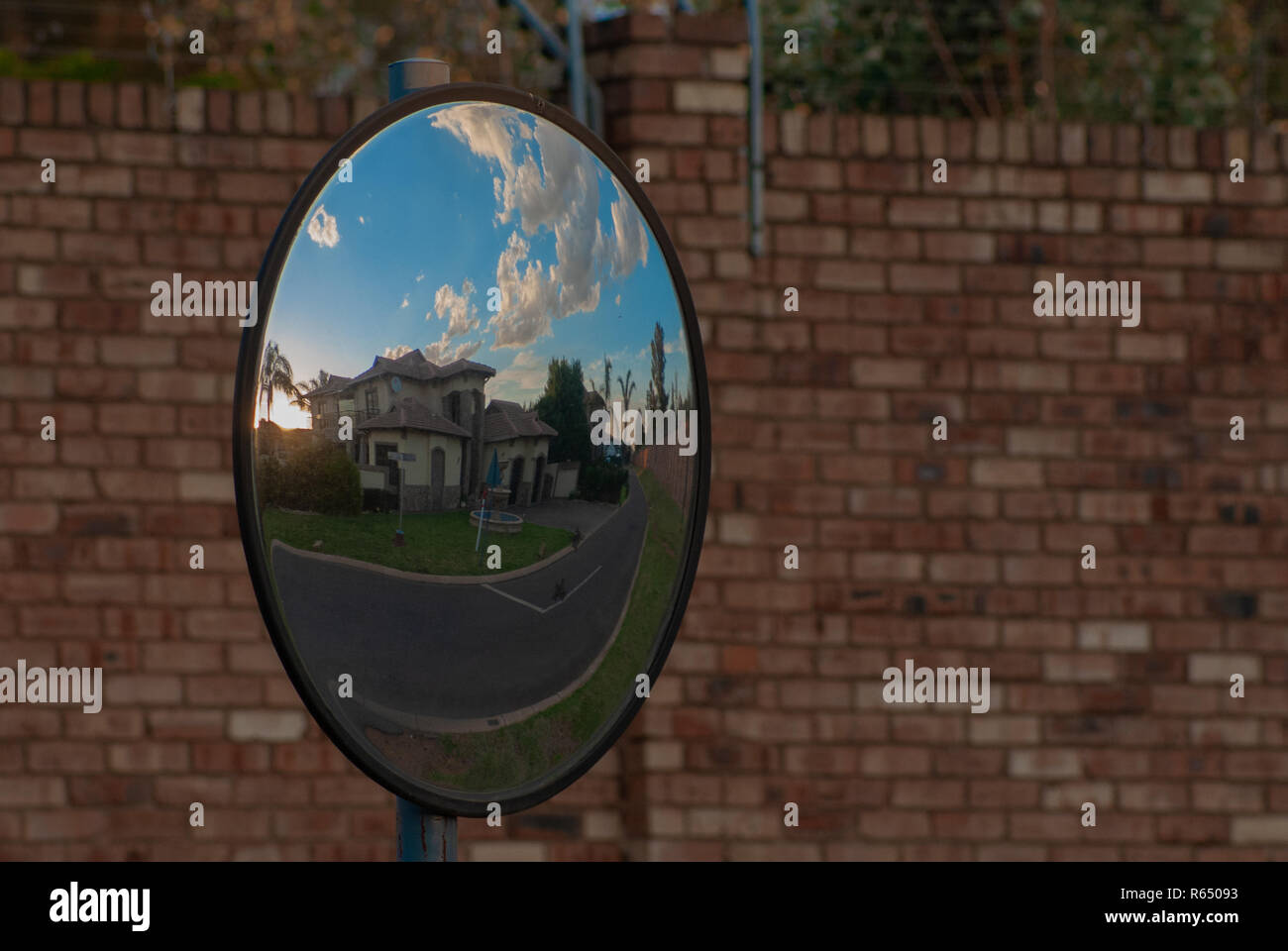 Traffic mirror hi-res stock photography and images - Alamy