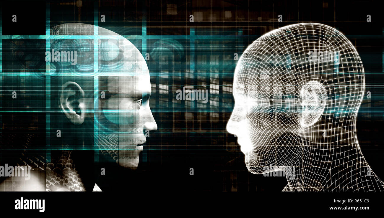 Man Machine Integration Stock Photo - Alamy