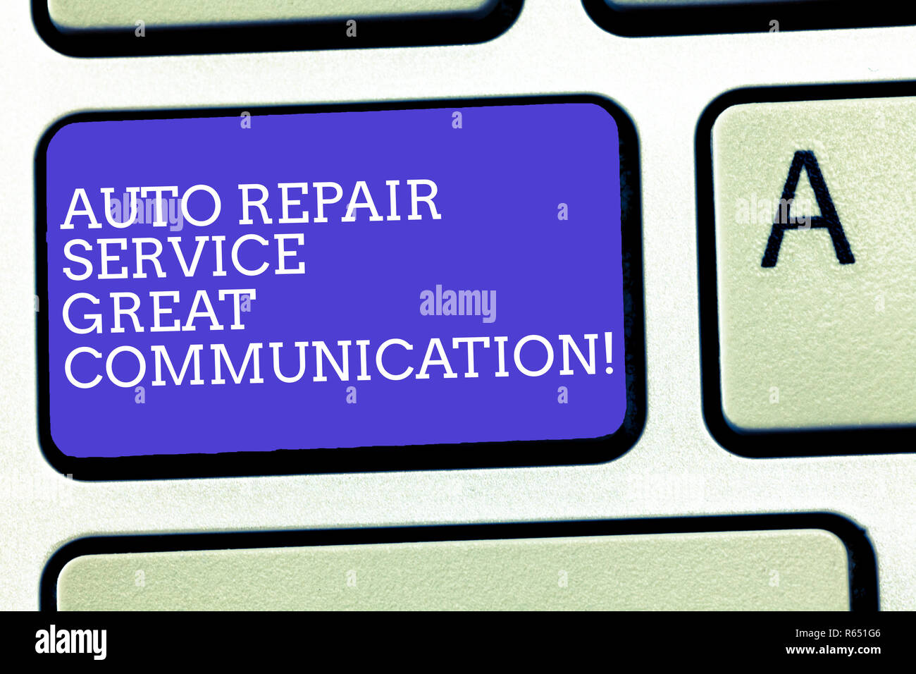Text sign showing Auto Repair Service Great Communication. Conceptual ...