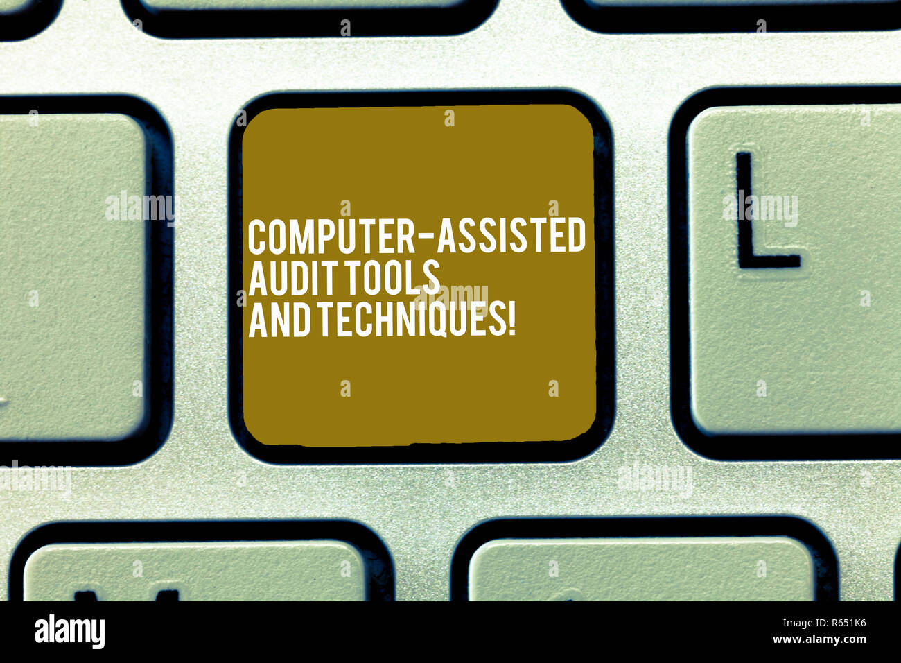 Text sign showing Computer Assisted Audit Tools And Techniques ...